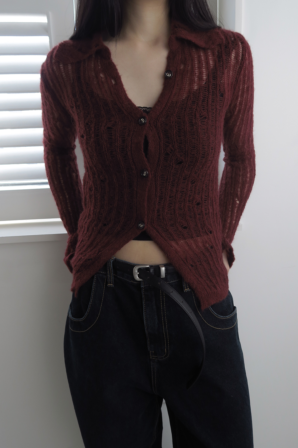 워넷 [1-2주 소요] damage cardigan (2c)