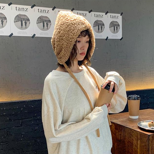 메가플레이스 3컬러 뽀글이 양털 후리스 바라클라바 끈모자 겨울 털모자 끈바라클라바 귀달이모자 퍼모자 귀도리 넥워머 귀마개 목도리 방한워머 플리스 양털모자 뽀글이모자 겨울