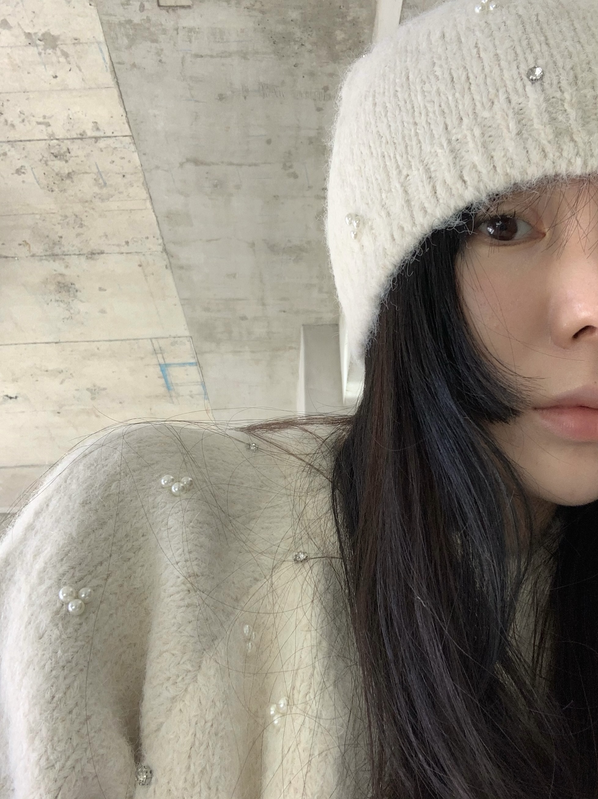 피핀샵 피핀샵 ppinshop 샤인 가디건 햇 세트 (2col)