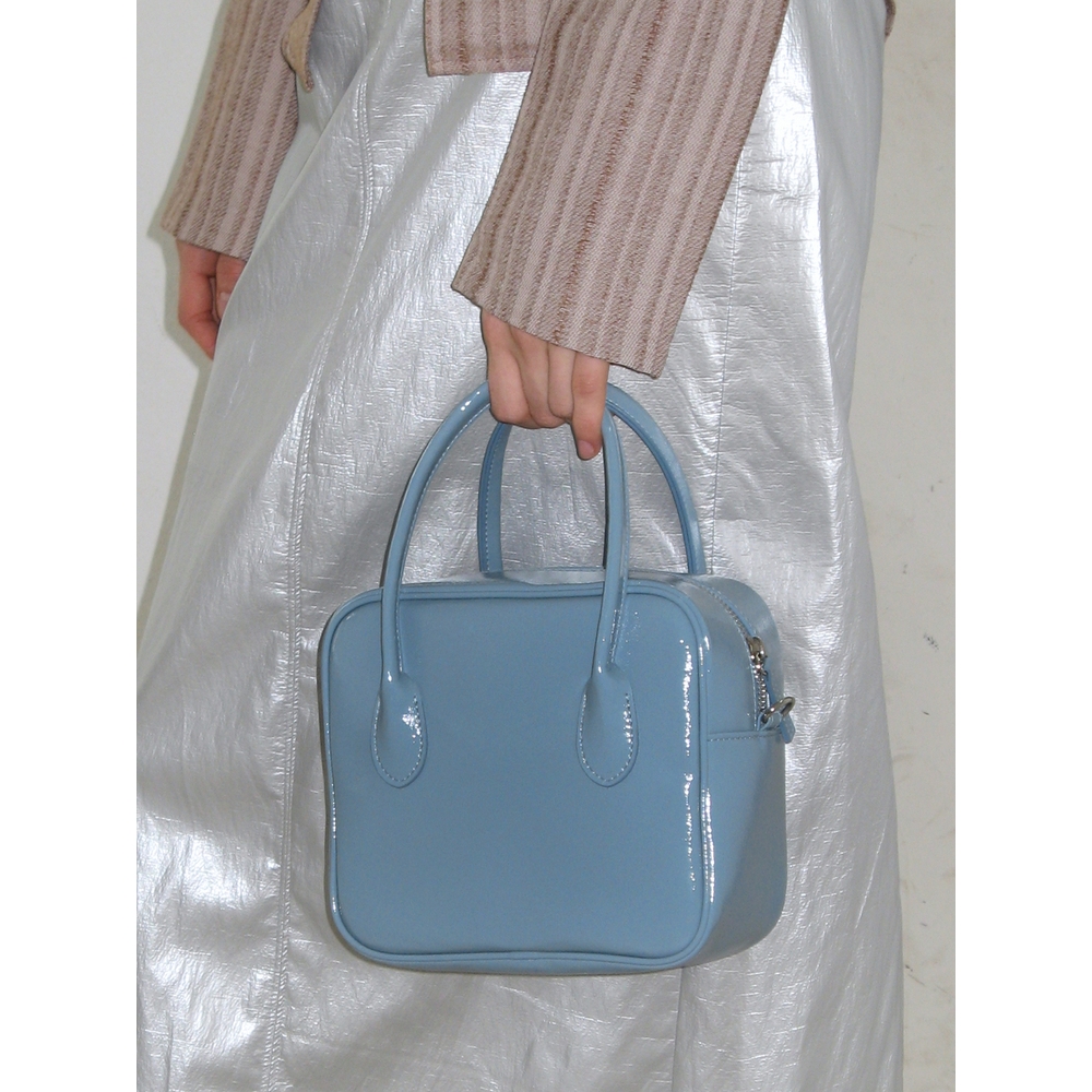 노앤뮤트 [3차리오더] Square bento bag Dusty blue