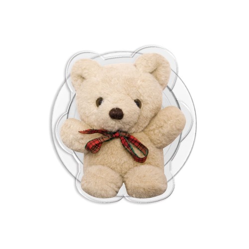 168cm케이스 직진배송 🧸맥세이프 그립 톡홀더 크리스마스 베어 아이폰 맥세이프 스마트 아크릴 플라톡 제작 커플 투명 휴대폰 핸드폰 거치대 우정템 남자 친구 생일 선물 겨울