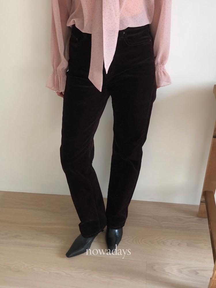 나우어데이즈 founders 파운더스 올버니 코듀로이 팬츠 코튼 일자 데일리 골덴 바지 (2col)