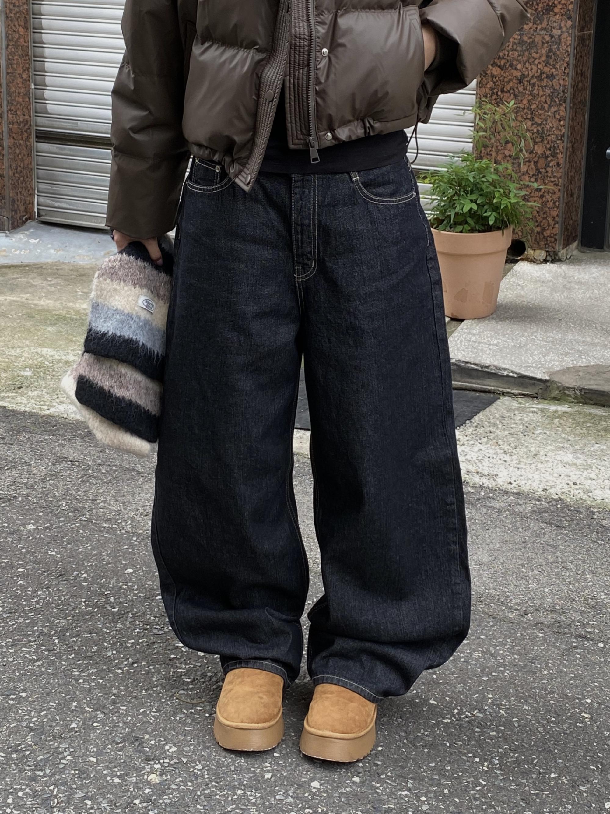 문즈 문즈 브렌 논페이드 생지 데님 팬츠 / 2 Color / S - L