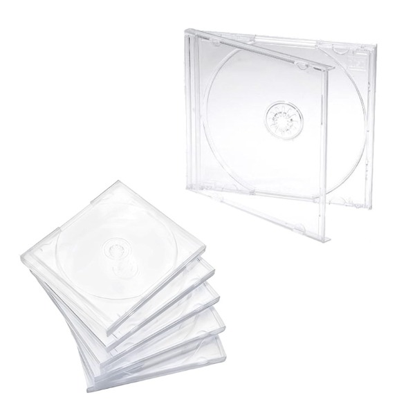 브리스크스타일 투명 CD 케이스 쥬얼 음반 케이스