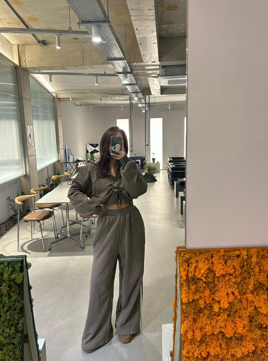 헤이즐 헤이즐 셔링 기모 후드 점퍼 /선주문폭주!!/단품(set가능) 2col