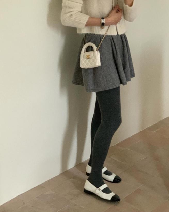 씨엘쇼룸 리에뜨 프렌디 니트 스커트 2color 24FW