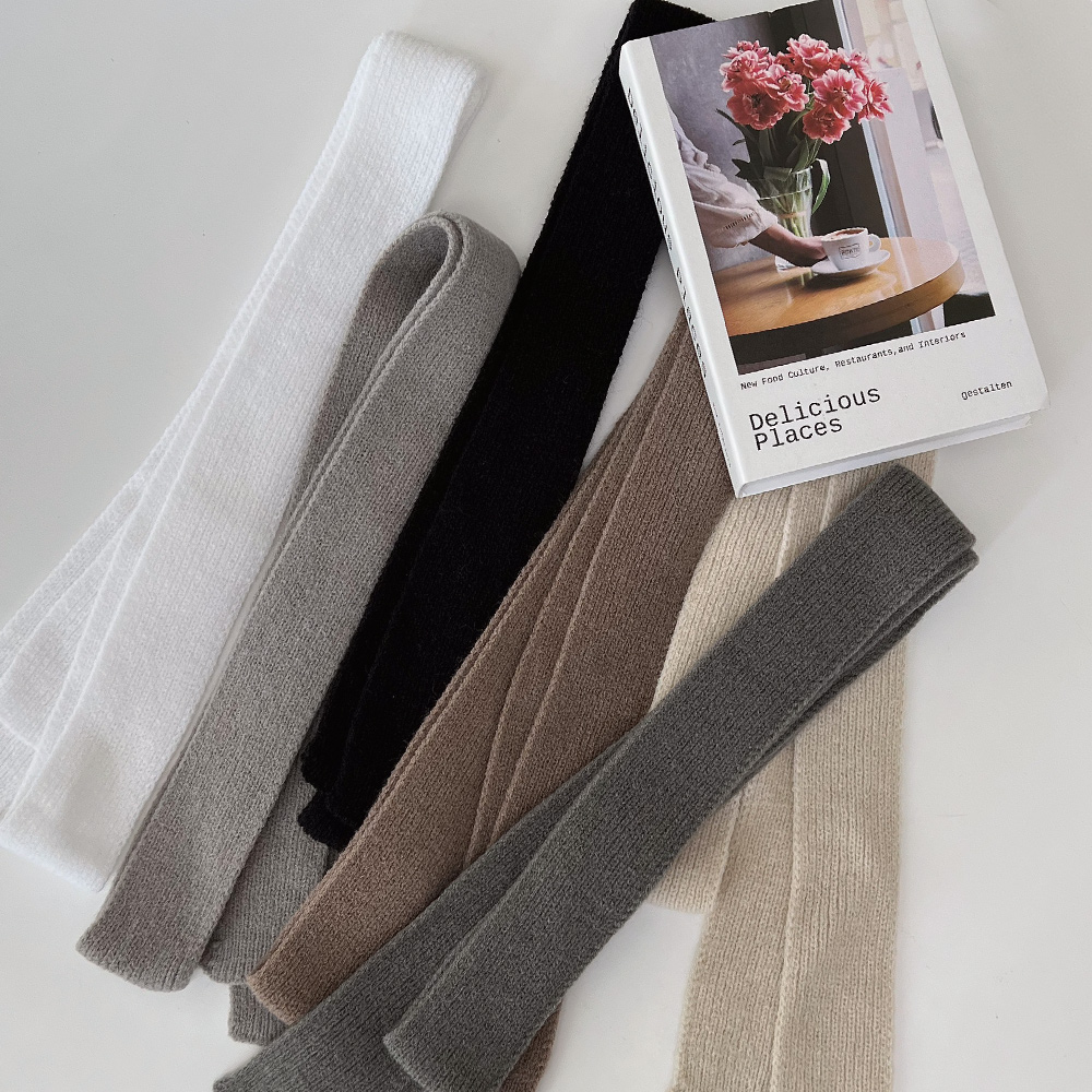 더노블 [5colors] 슬림머플러 목도리 스트라이프목도리 톤슬림 스트랩 모던 머플러