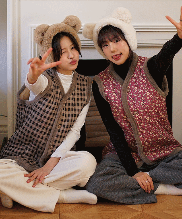 라리리 4color 1+1 김장룩 그래니 털졸끼 (3077)