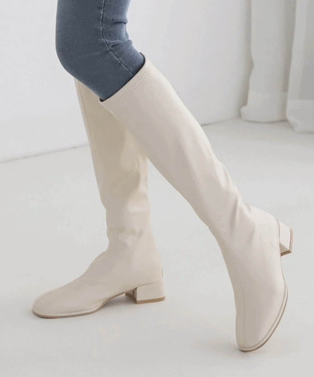 보라만물상 데일리 롱부츠 4cm (2color,230|250)-gg2901mans