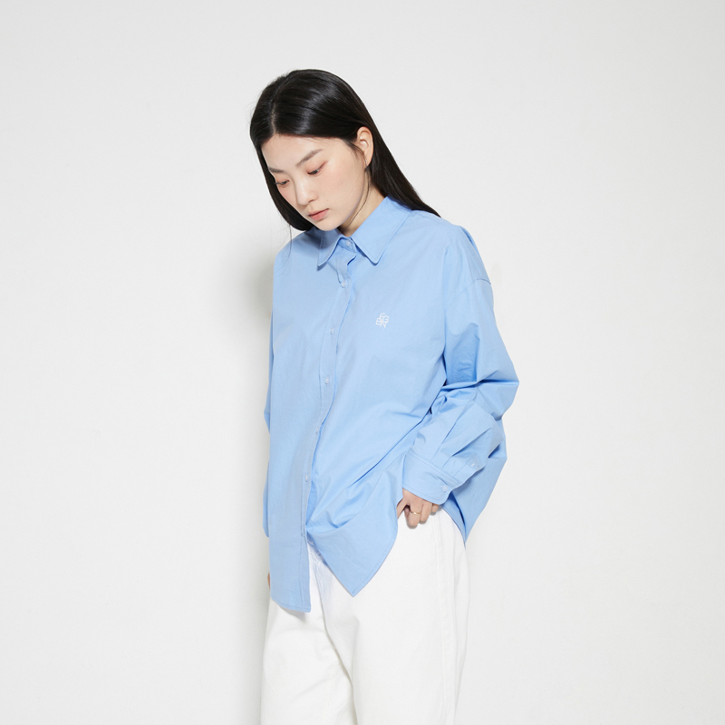 프롬비기닝 [FBNG] LOGO STANDARD SHIRT (BLUE)