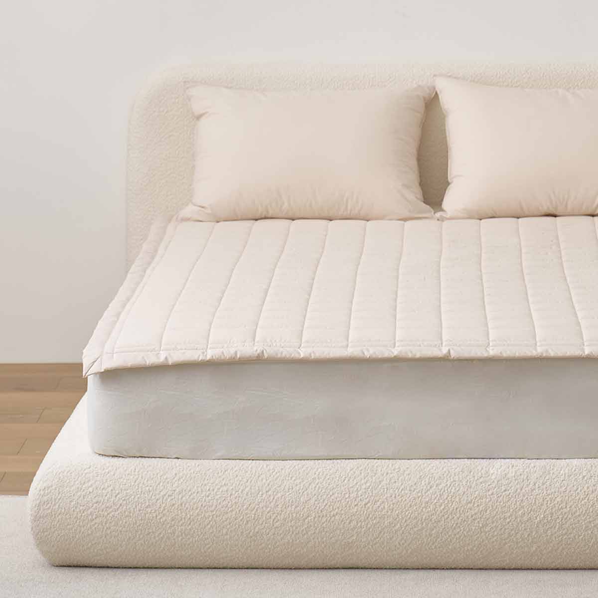 아망떼 60수 순면 수퍼코튼 침대패드 고정밴드 SS/Q/K/LK 8컬러