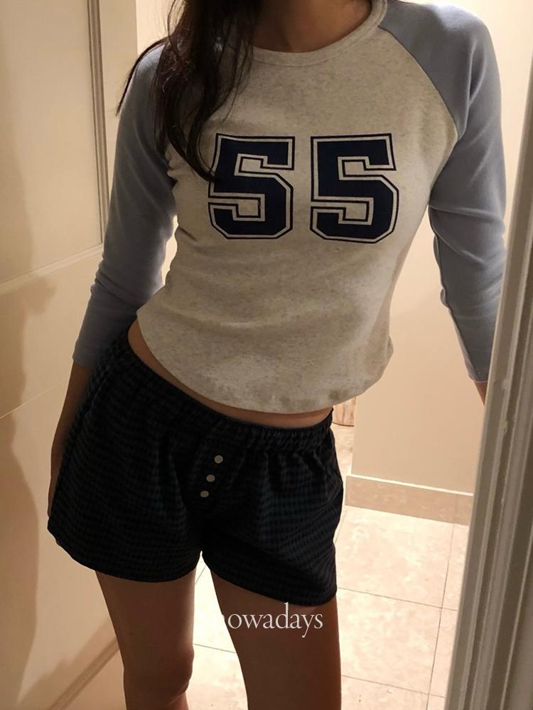 나우어데이즈 founders 파운더스 쿼터백 티셔츠 코튼 긴팔 라운드 래글런 크롭 t (3col)