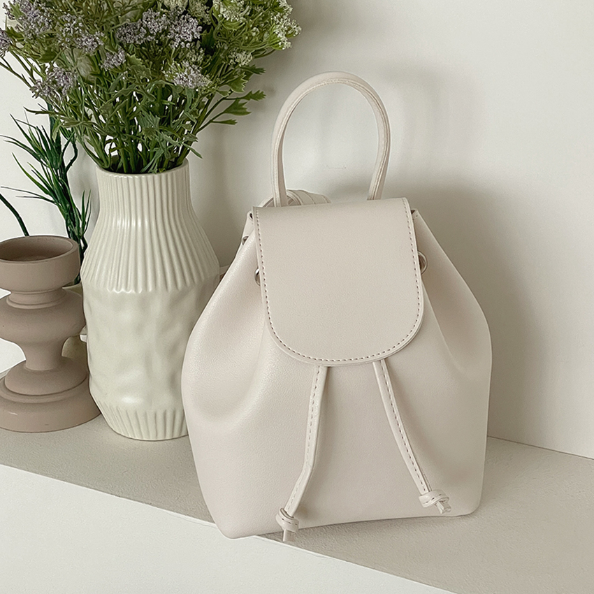 에이어패럴 💜봄신상특가💜 복조리 미니백팩 스트링 여행 보부상 하객룩 졸업식 개강룩 신입생 노트북 아이패드 신학기 새학기 가방 노란색 대학생 직장인 스쿨백 스쿨룩 책가방 Ab009