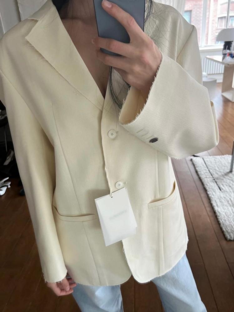 왓유러브 (24SS) 런던플랏 메종 데끼 자켓 (2COL)