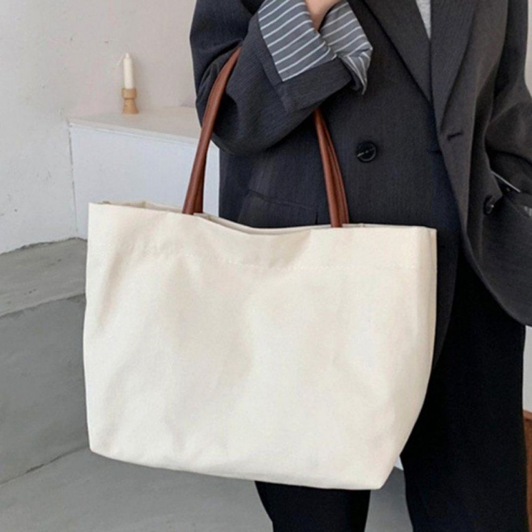 인기 여성 캐주얼 캔버스 소재 깔끔한 디자인 에코백 가방 숄더백 미니 토트백 여자 토드백 예쁜 핸드백 가죽 용