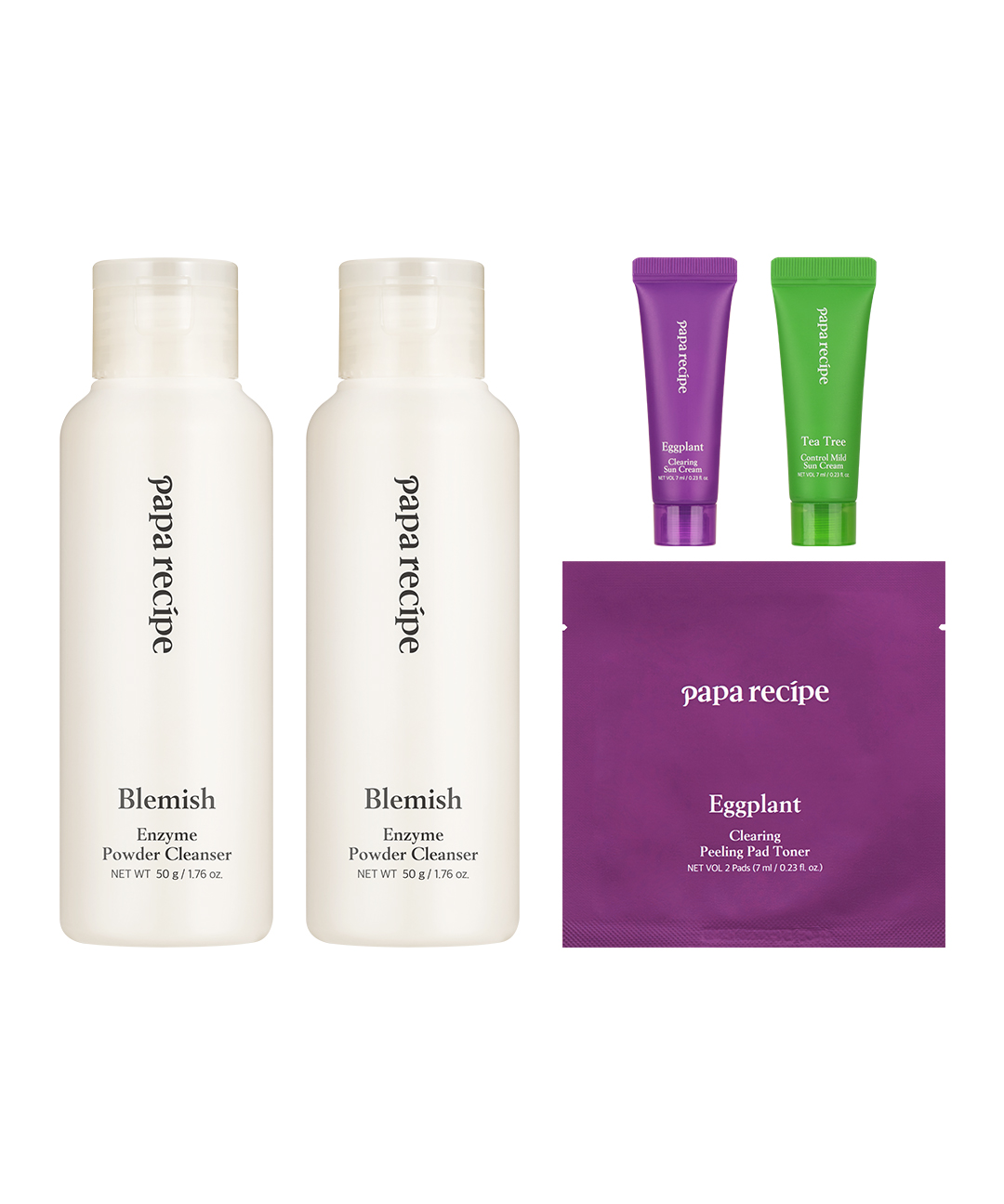 [MD PICK] 1+1 블레미쉬 효소 파우더 클렌저 50g (증정 : 가지패드4매+미니어처2종)