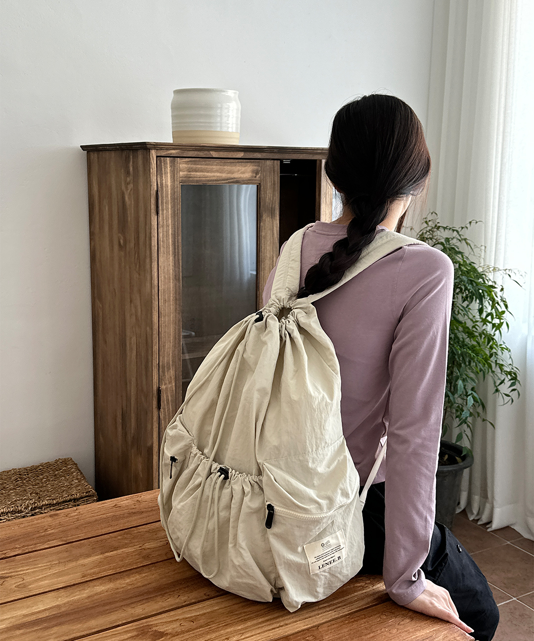 레니비 [지그재그단독] 트래블 백팩 Travel backpack_3colors