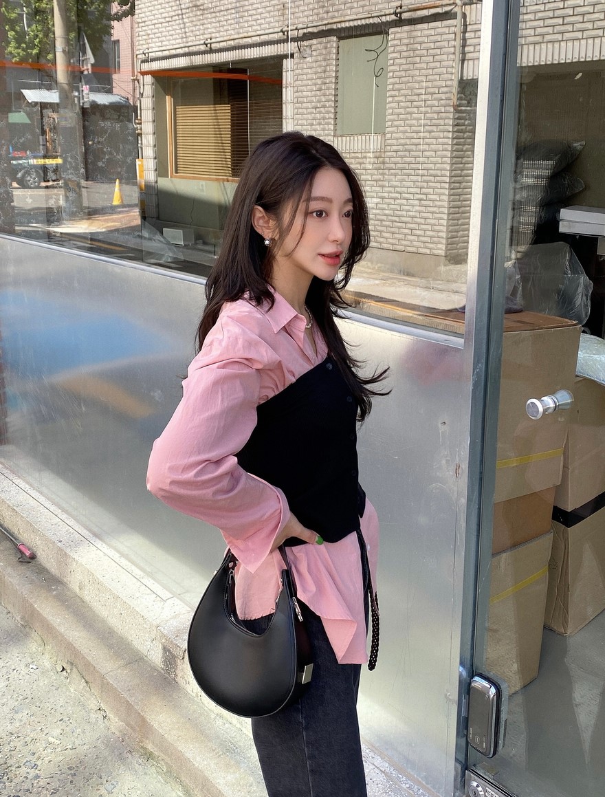 러스트 사계절 포켓 남방 셔츠