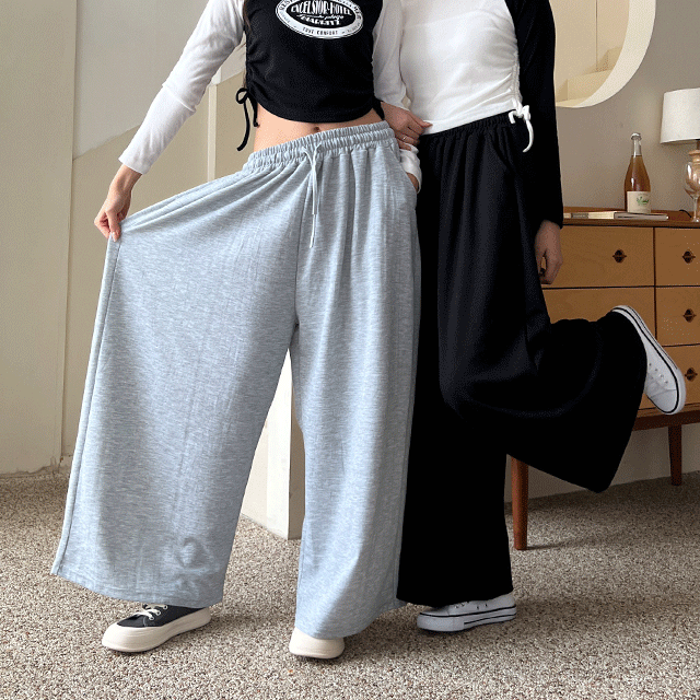 올핏클로젯 [~5XL]🚚미친밴딩/올핏 BIG 통와이드 팬츠 4color