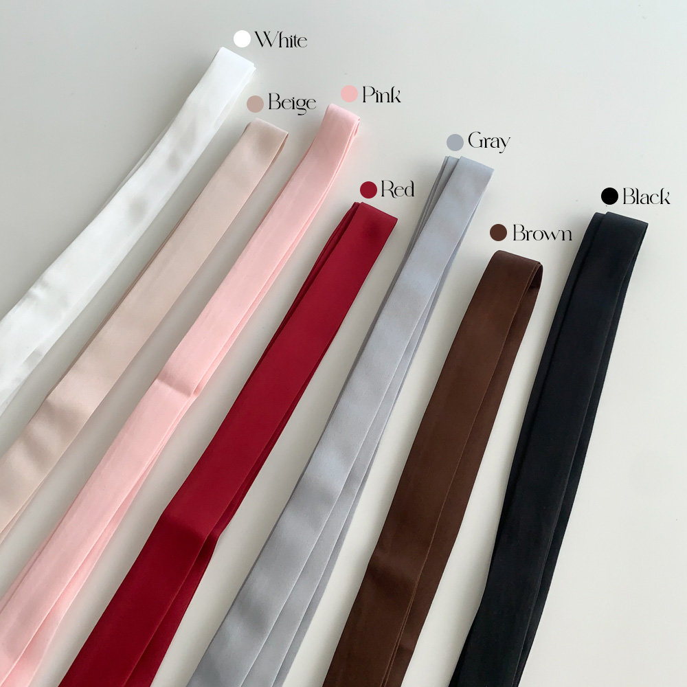 블루씨티 루시터 슬림 무지 스카프 머플러 7color