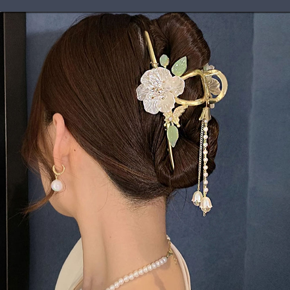 슈에뜨지니 미미꽃 드롭 집게핀 한복머리장식 머리꽂이 머리장식 꽃머리핀 꽃집게핀 집게핀대형 집게핀미니 집게핀반묶음 집게핑 꽃잎 진주집게핀대형 집개핀 집개삔 헤어집게 머리집개