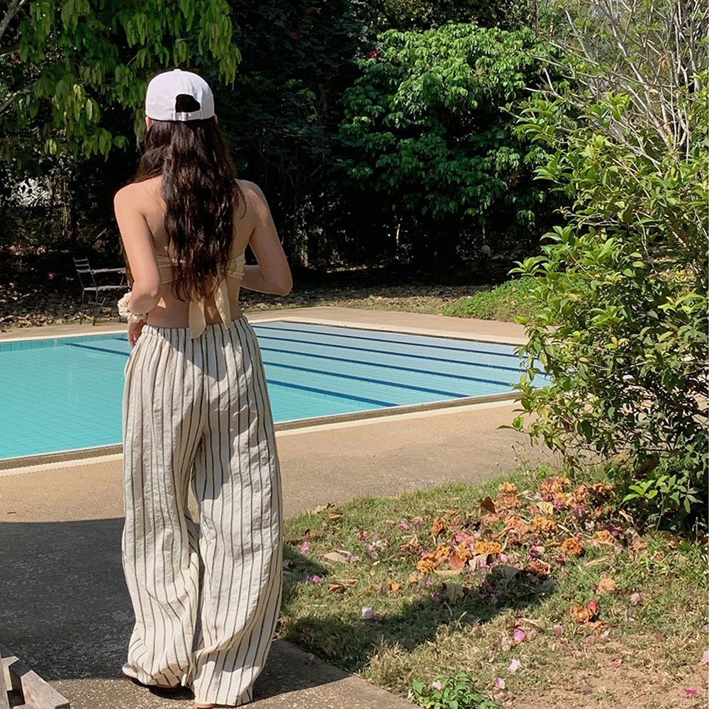 러빈브리즈 스트라이프 와이드 팬츠