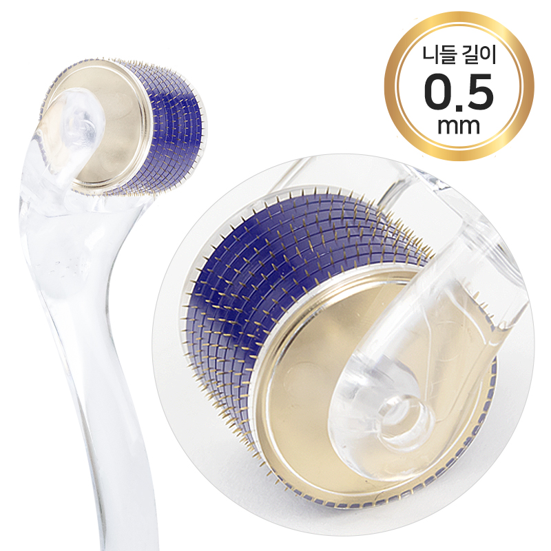 네리아 네리아 페이스 마사지 mts 롤러 0.5mm 티타늄 니들 홈케어 마이크로니들 더마롤러 두피mts