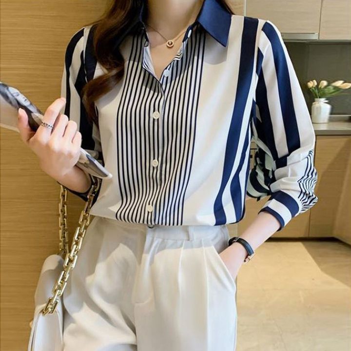 포스티 키첼 리앗 스트라이프 셔츠