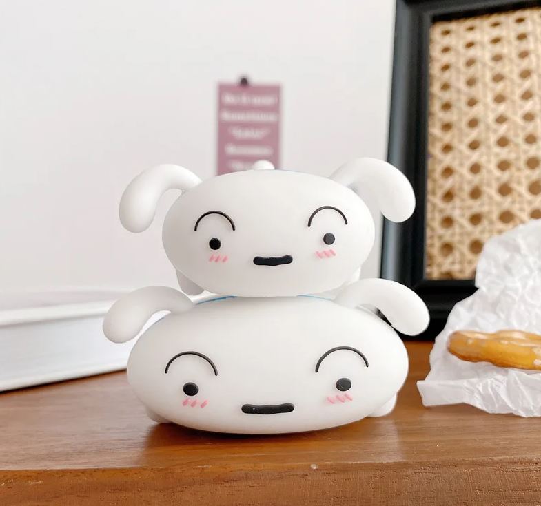 럽이즈윤 강아지 흰둥이 실리콘 에어팟케이스 커플케이스 우정케이스 생일선물 에어팟1세대 2세대 3세대 프로 프로2