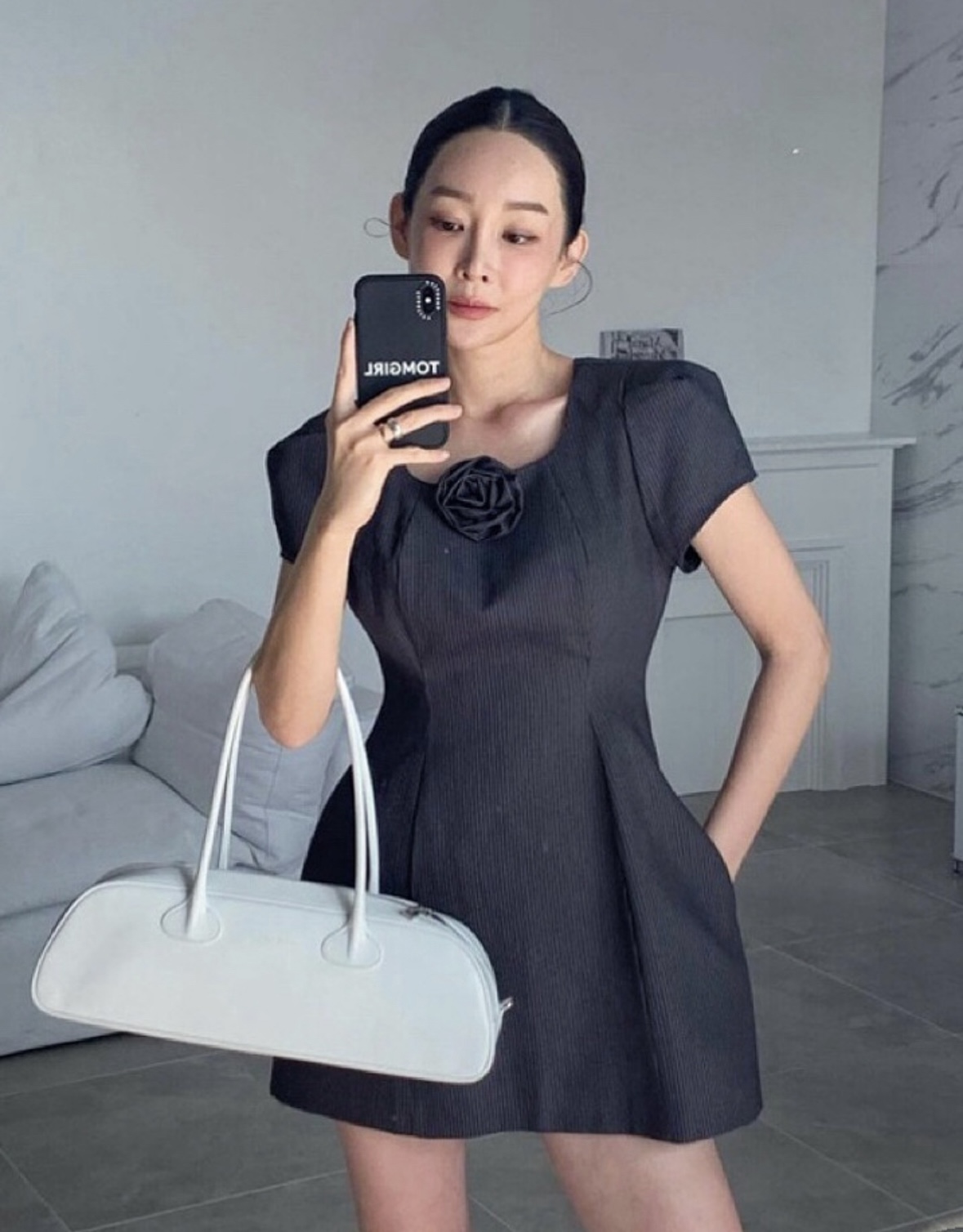 트렌타몰 톰걸 모드 코사지 2COL