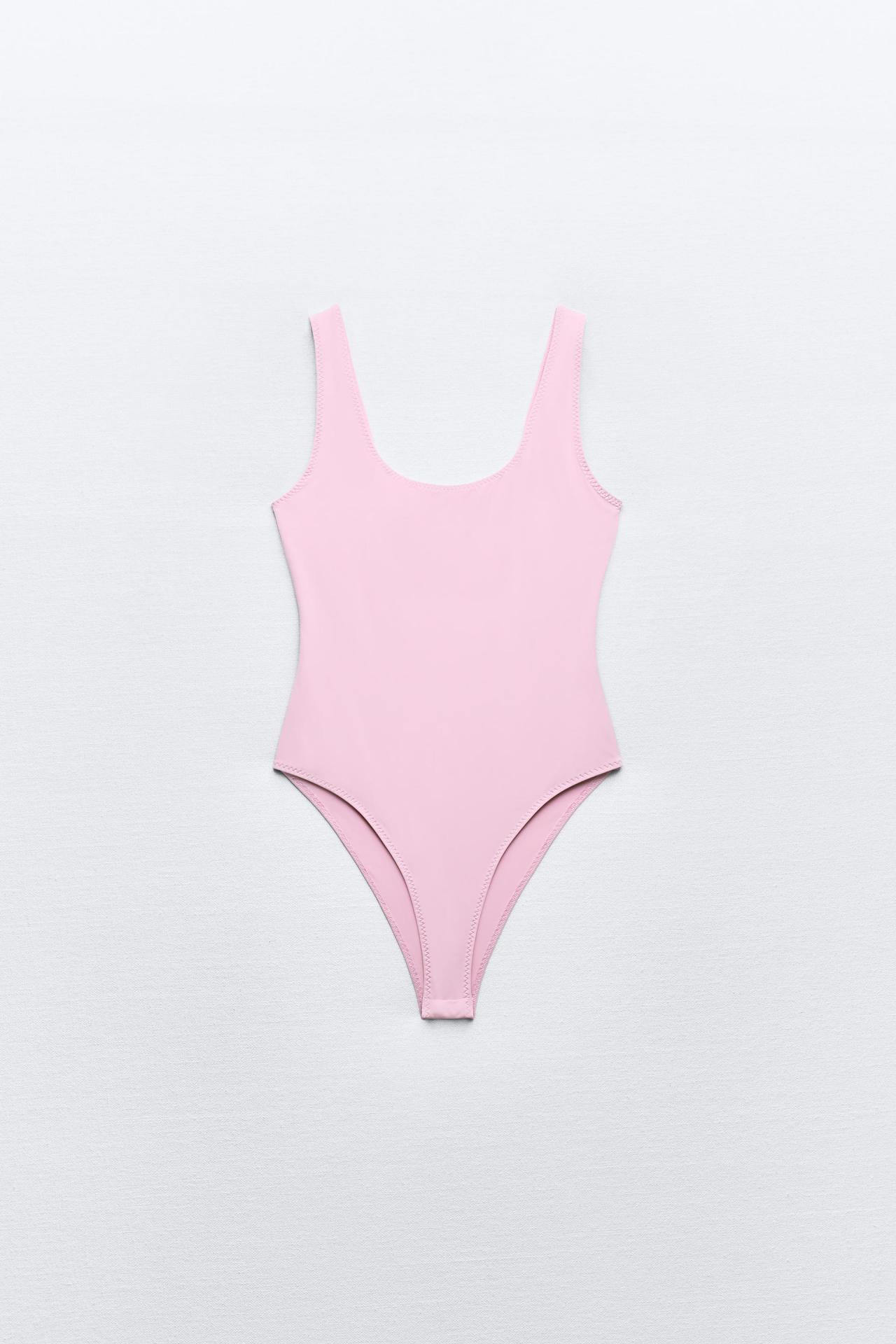 자라 피티드 폴리아미드 바디수트 3641/349 LIGHT PINK