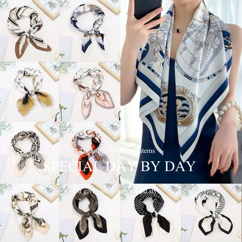 데일리나인 무료배송 Dnyne 롱 스카프 여성스카프 레이어드 헤어 장식 미니스카프 가방끈 쁘띠스카프 가방스카프 헤어 패션