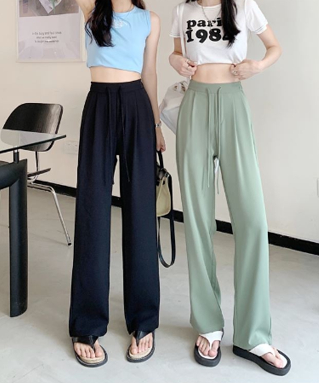 젠넷 슬림밴딩 와이드 트레이닝 팬츠-CHG fj4510 올가리프