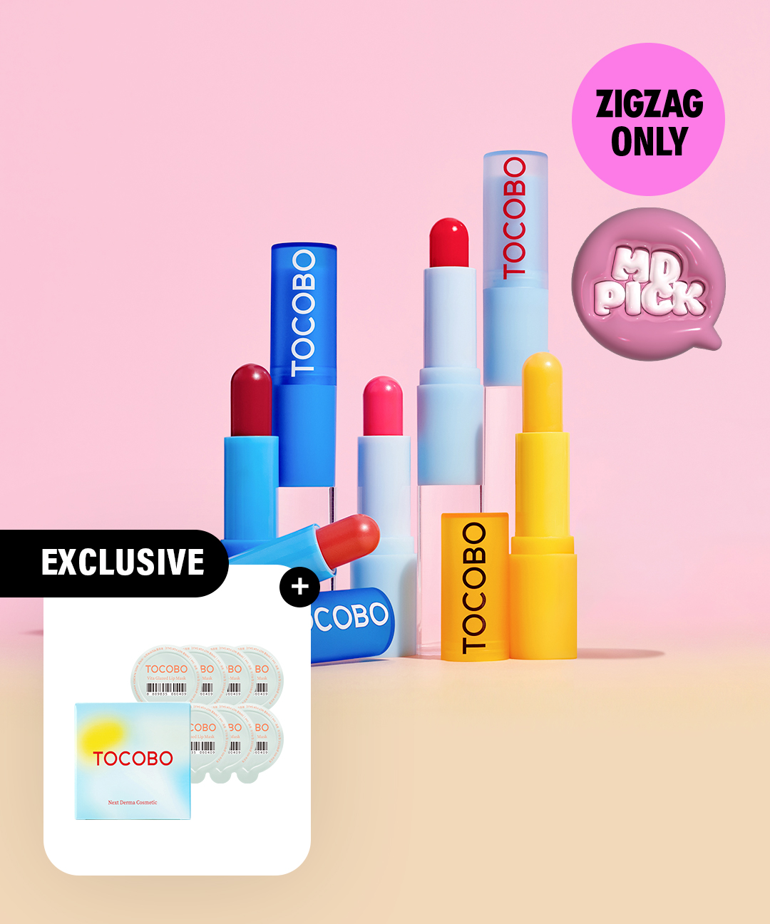 토코보 [MD PICK] 립밤 듀오(립밤 8종 중 택 2) + 립 마스크 7일 키트 (1ml*7ea) 증정