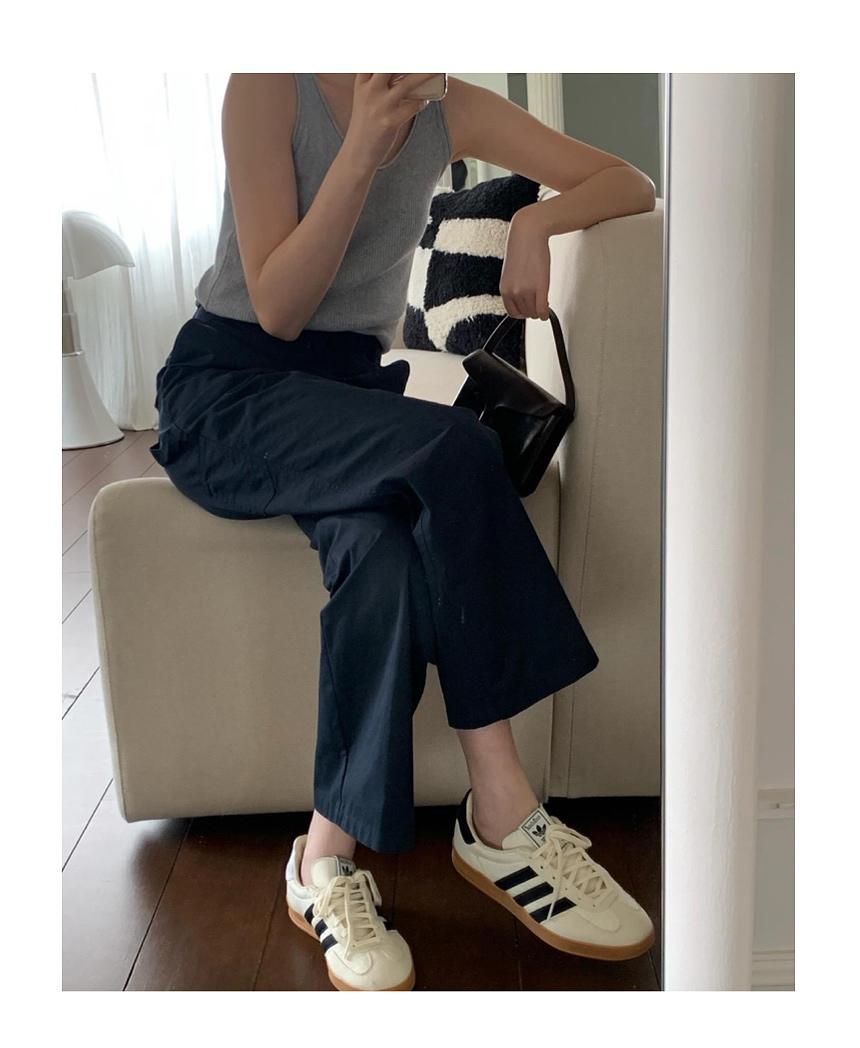 비엔느 Jinsim 진심 쇼업 코튼 카펜터 일자 팬츠 (2c)