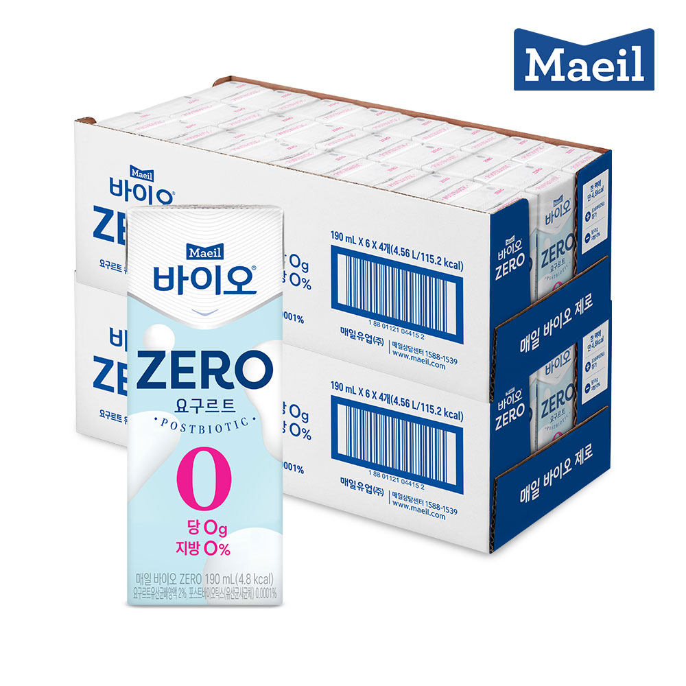 매일유업 매일유업 바이오 제로 190ml 48팩
