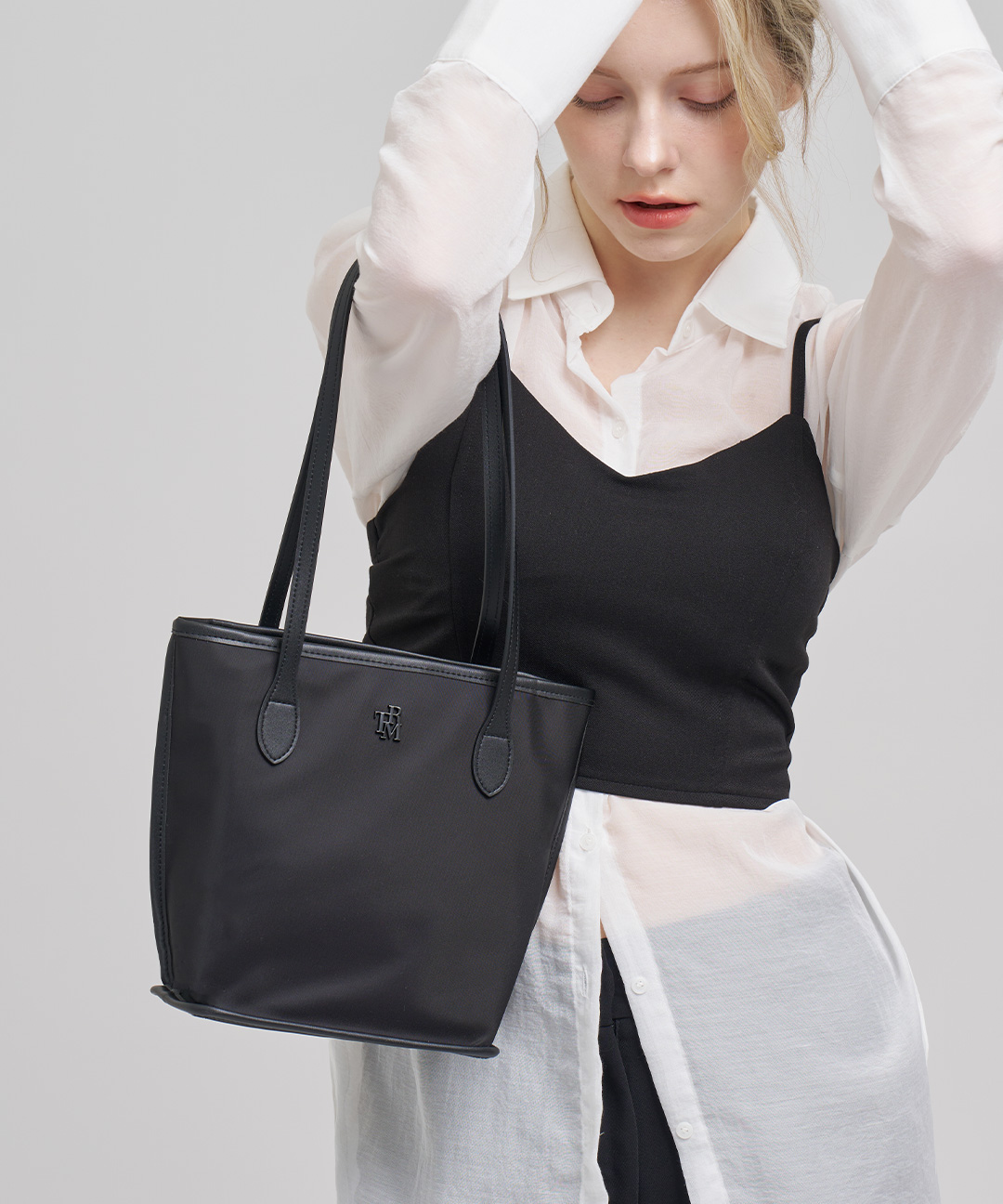 쓰리마인즈 TRM Recycle Nylon Bucket Bag T22H