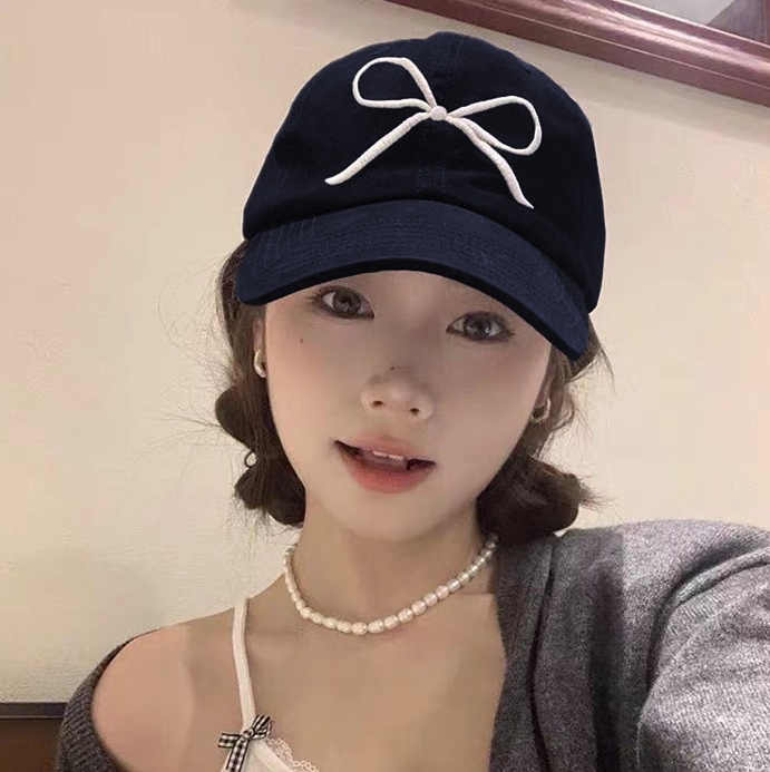 집콕끼리 얼굴소멸 리본 볼캡 여성 모자 핑크 블랙 캡 린넨 워싱 와펜 야구 빅사이즈 여름 대두 래비티 로고 베이직 기본 데일리 피크닉 여자 자수 골프 깊은 Ny La 스냅백