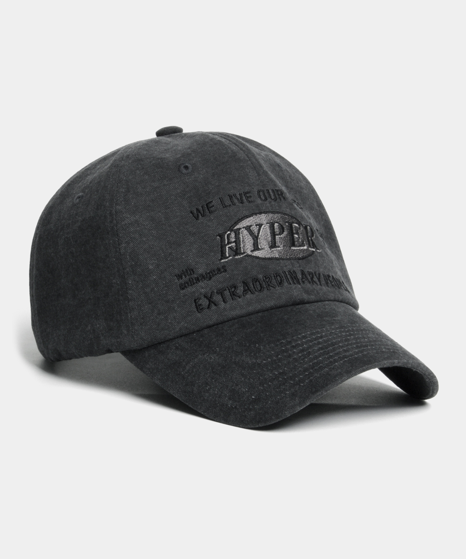 플래토 피그먼트 볼캡 HY CAP DARK GREY