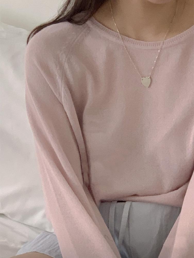 베데떼 미엘 miel 켈렌 니트 라운드 긴팔 (4col)