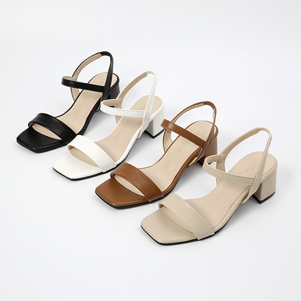 잭앤질 [Z] 잭앤질 5cm 퓨어 스트랩 밴딩 샌들(JB0304)