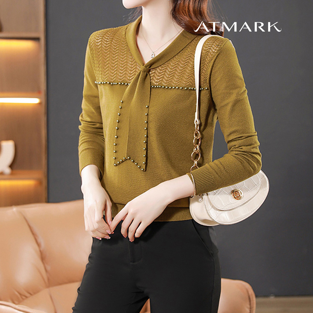 앳마크 ATMARK 비즈포인트타이넥니트_AA41KN020G