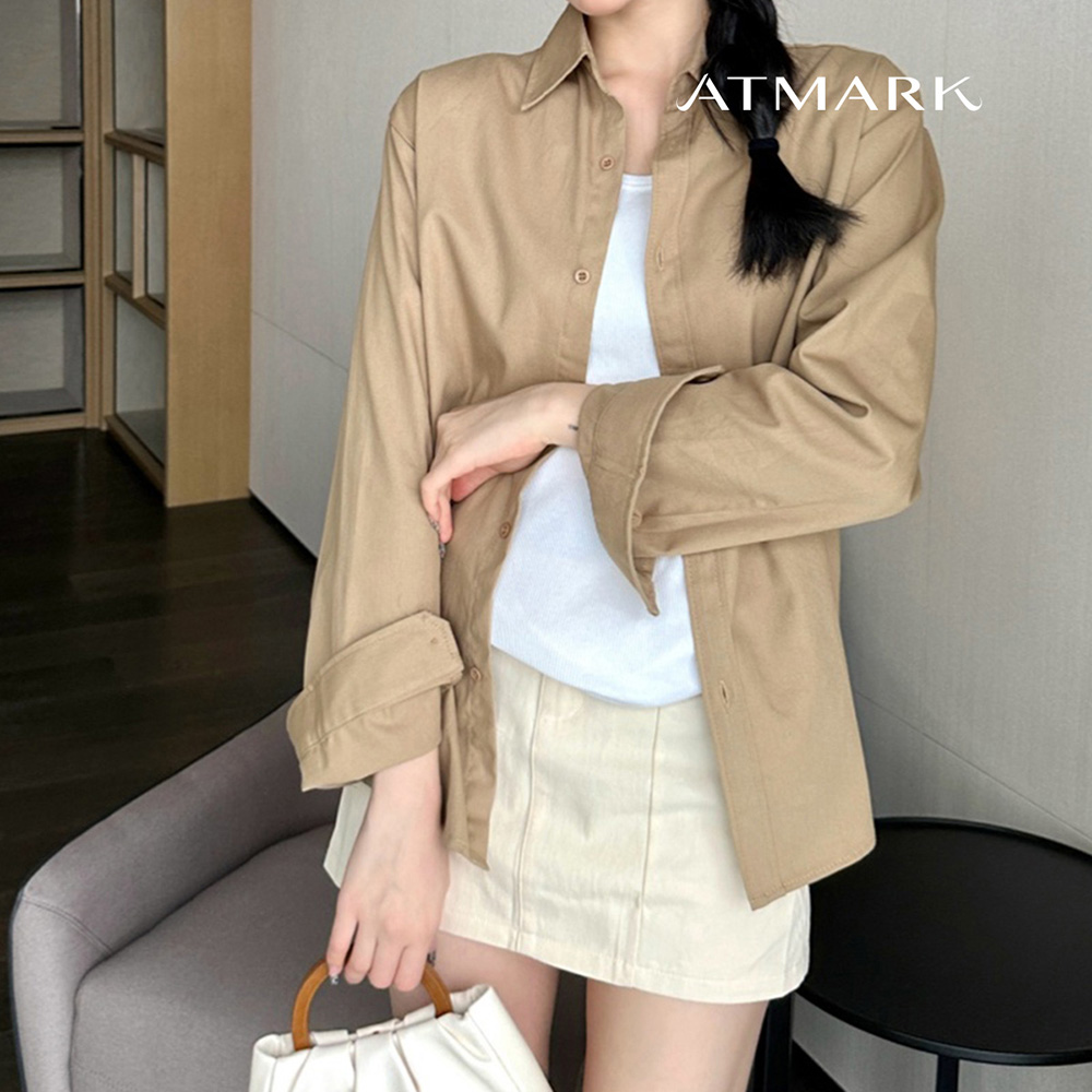 포스티 - ATMARK (77까지)루즈오프닝캐주얼셔츠_AA41SH024G