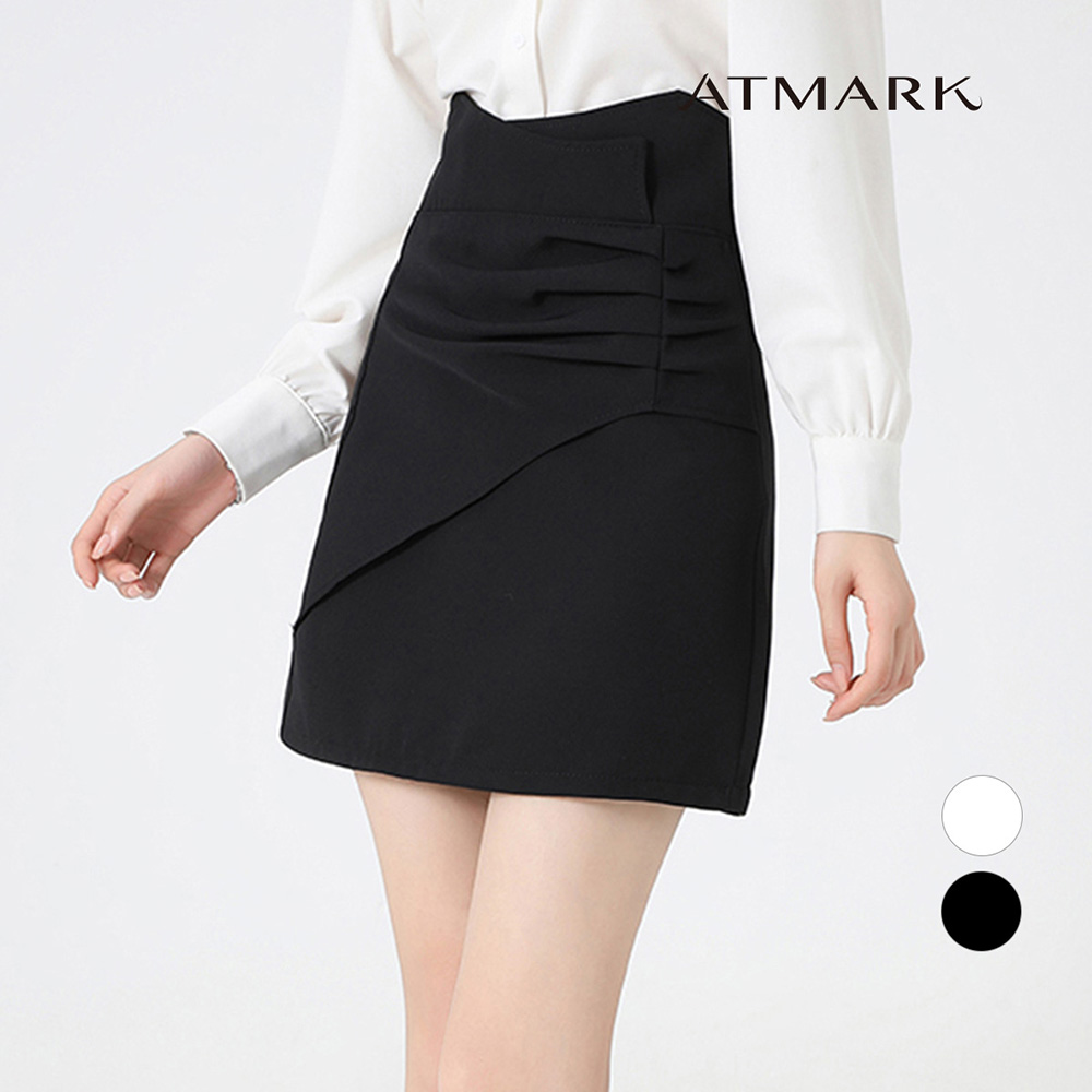 앳마크 ATMARK A하이핀턱미니스커트_AA41SK024G