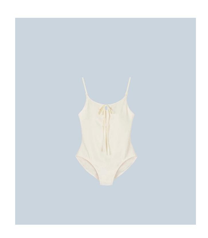 비엔느 [sale/당일] riette 리에뜨 레모네 모노키니 스윔웨어 끈나시 수영복 (2c) 핑크 당일발송