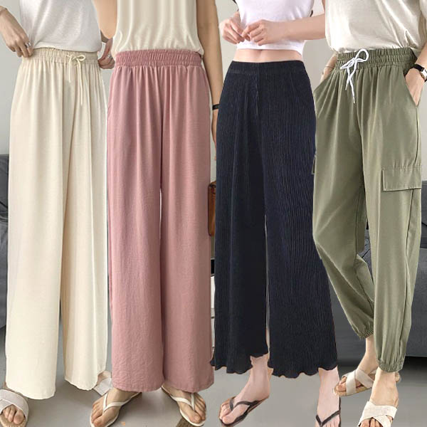 절대그녀 여름바지 통바지 냉감바지 냉감팬츠 쿨링 아이스 냉장고 와이드바지 와이드팬츠 밴딩팬츠 쿨바지 쿨팬츠 카고바지 조거바지 배기바지 하의 트레이닝팬츠 트레이닝바지 면바지