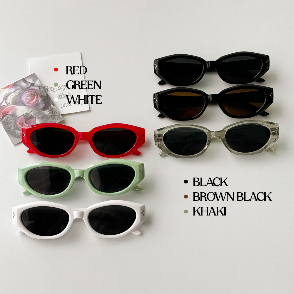 블루씨티 유라인 실버 캣츠아이 자외선차단 UV400 선글라스 6color