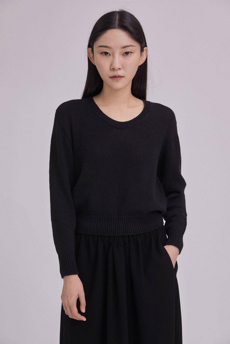 씨엘쇼룸 스타더스트 히어 유넥 니트 2color 24SS