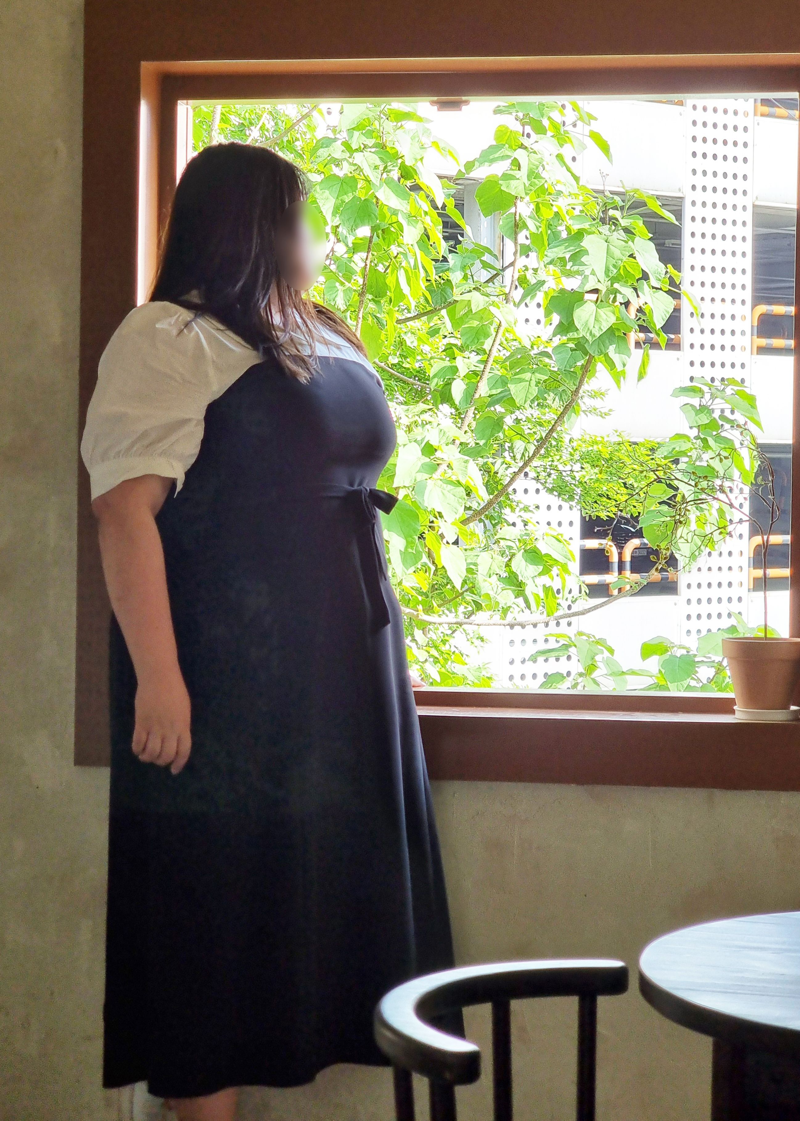 밤에피는옷장 66-120 스퀘어 여름 원피스 하객룩 모던 스판 빅사이즈 편안한 정장느낌 L-3XL 77 88 99 110 130 XL 2XL 4XL 예식 상견례 임산부 임신 ...