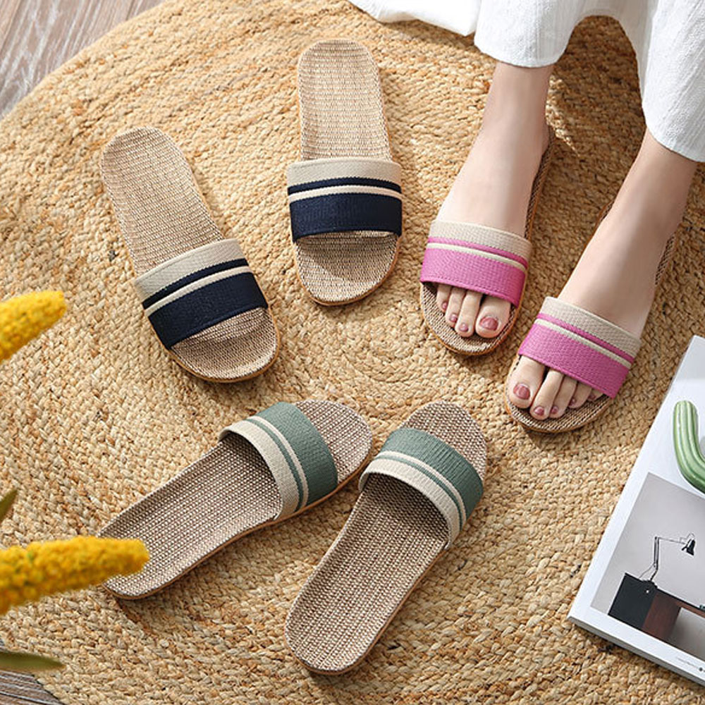 씨앤초이스 11💡 여성 라탄 왕골 슬리퍼 발편한 여름 데일리 거실화 실내화 사무실 통기성좋은 비치 슬리퍼 씨앤초이스